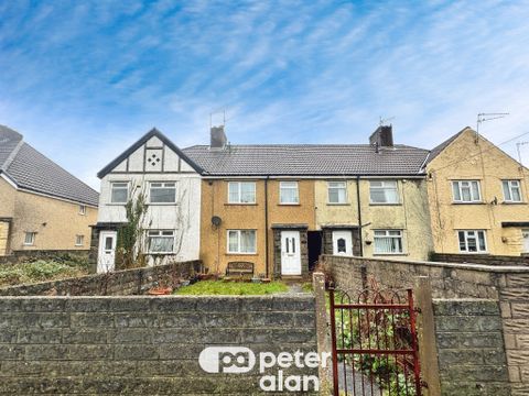 2 bed terraced house for sale in Poplar Road, Rhydyfelin, Pontypridd ...