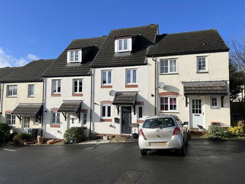 3 bed terraced house for sale in Cherry Tree Road, Axminster EX13, £ ...