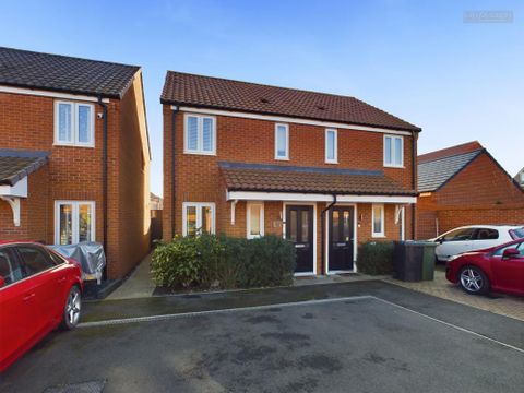 2 bed semi-detached house for sale in Brutus Close, Stanground South ...