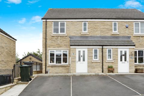 3 bed semi-detached house for sale in Glatton Drive, Oakworth, Keighley ...