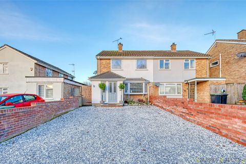 3 bed semi-detached house for sale in Princes Gardens, Lower Somersham ...