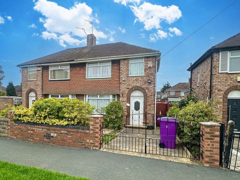 Leafield Road, Hunts Cross, Liverpool L25, 3 bed semi-detached house ...
