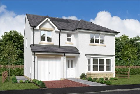 New home, 4 bed detached house for sale in "Lockwood Det" at Lasswade ...