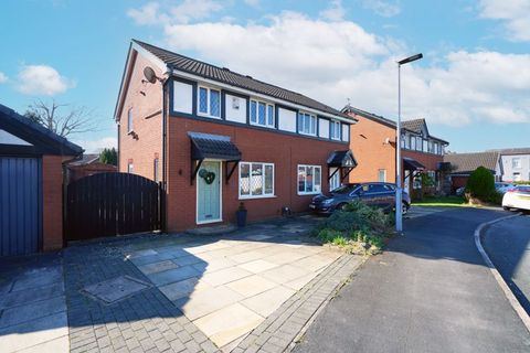 3 bed semi-detached house for sale in Barbrook Close, Standish, Wigan ...