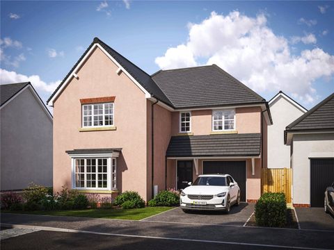 New home, 4 bed detached house for sale in Plot 16, Newcourt, Chivenor ...