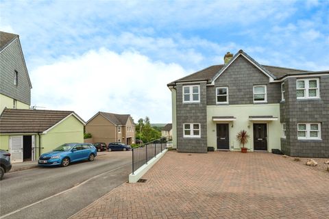 3 bed semi-detached house for sale in Rowan Road, Wadebridge, Cornwall ...