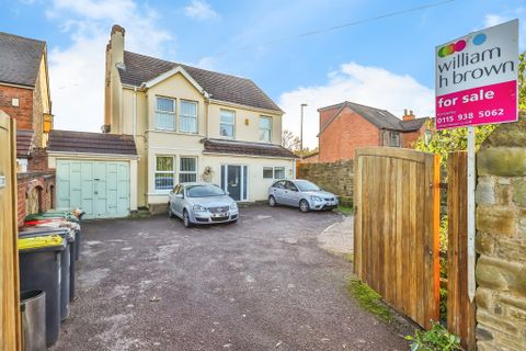 5 bed link detached house for sale in Kimberley Road, Nuthall ...