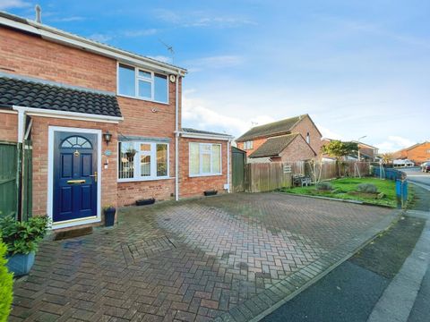 2 bed semi-detached house for sale in Warren Drive, Leicester ...