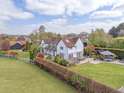 5 bed detached house for sale in Rands Road, High Roding, Dunmow, Essex ...