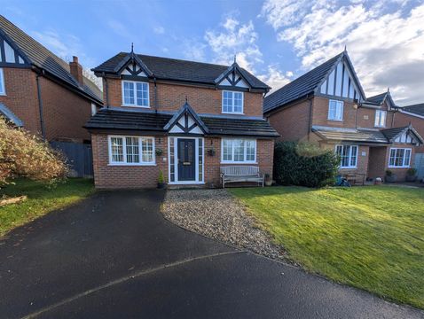 4 bed detached house for sale in Linden Court, Sandbach CW11, £425,000 ...