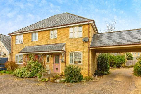 3 bed semi-detached house for sale in St. Peters Street, Caxton ...