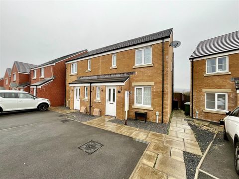 Ffordd Y Glowyr, Carway, Kidwelly SA17, 3 bed semi-detached house for ...