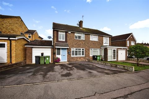 3 bed semi-detached house for sale in The Landway, Bearsted, Maidstone ...