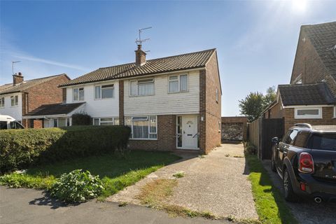 Rife Way, Ferring, Worthing, West Sussex BN12, 3 bed semi-detached ...