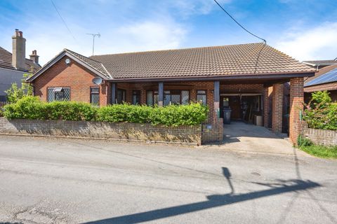 3 bed bungalow for sale in Station Road, Martin Mill, Dover, Kent CT15 ...