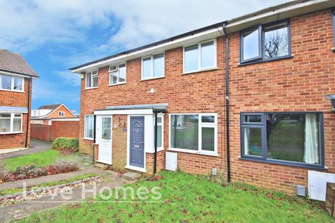 2 bed terraced house for sale in Primrose Close, Flitwick, Bedford MK45 ...