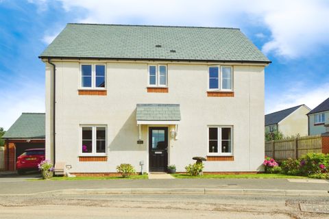 4 bed detached house for sale in Willow Rise, Witheridge, Tiverton EX16 ...