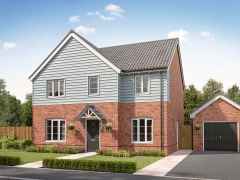 New home, 5 bed detached house for sale in "The Kielder" at Gulpher ...