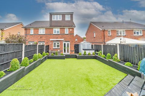 Foxes Rake, Cannock WS11, 3 bed semi-detached house for sale, £240,000 ...