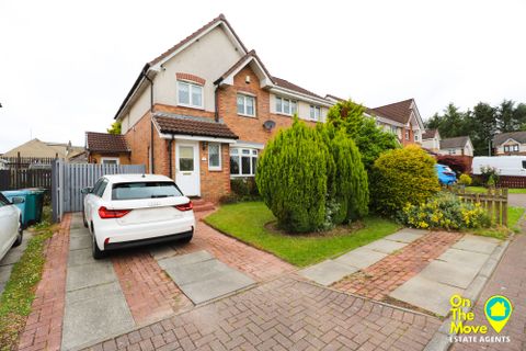 4 bed semi-detached house for sale in English Row, Calderbank ML6, £ ...
