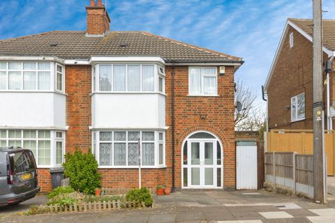 3 bed semi-detached house for sale in Homeway Road, Leicester ...