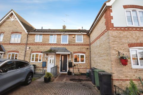 2 bed terraced house for sale in Keeble Way, Braintree CM7, £280,000 ...