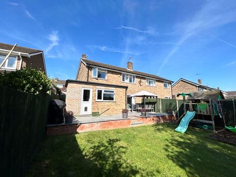 4 bed semi-detached house for sale in Bibshall Crescent, Dunstable LU6 ...