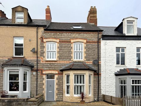 4 bed terraced house for sale in Maughan Terrace, Penarth CF64, £ ...