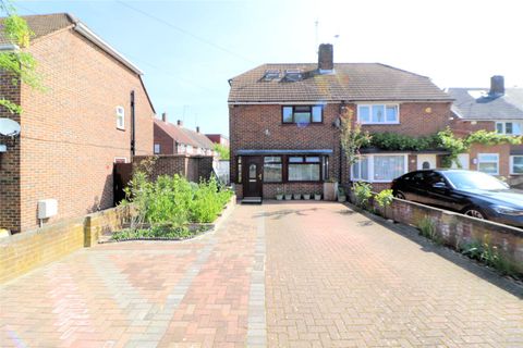 3 bed semi-detached house for sale in Masefield Close, Slade Green ...