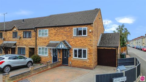 Cedar Road, Castle Gresley DE11, 2 bed end terrace house for sale, £ ...