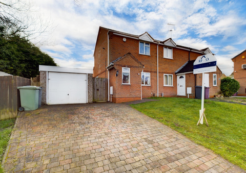 2 bed semi-detached house for sale in Primrose Close, South Normanton ...