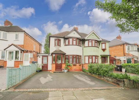 Marsham Road, Kings Heath, Birmingham B14, 3 bed semi-detached house ...