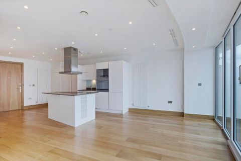 Arena Tower, 25 Crossharbour Plaza, Canary Wharf E14, 1 bed flat to ...