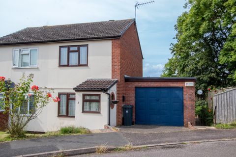 2 bed semi-detached house for sale in Manley Close, Whimple, Exeter EX5 ...