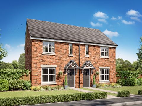 New home, 2 bed semi-detached house for sale in "The Danbury" at ...