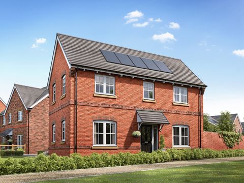 New home, 4 bed detached house for sale in "The Seacombe" at Curbridge ...