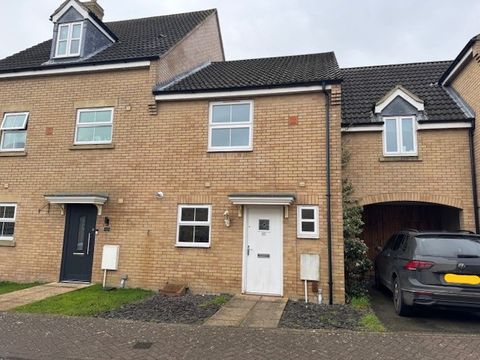 2 bed terraced house for sale in Mallory Drive, Yaxley, Peterborough ...