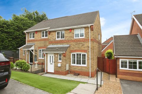 Cwrt Neuadd Wen, Aberbargoed, Bargoed CF81, 3 bed semi-detached house ...