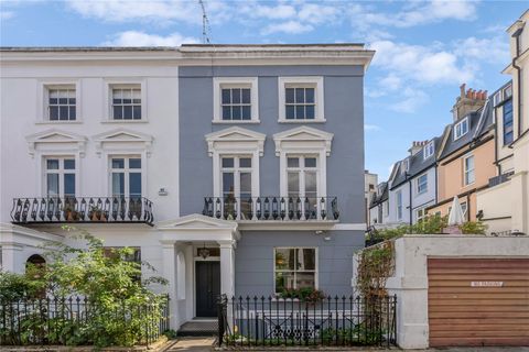 Chalcot Crescent, Primrose Hill, London NW1, 3 bed end terrace house ...