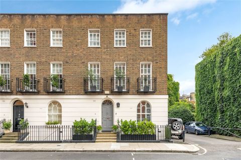 5 bed end terrace house for sale in Bourne Street, London SW1W, £ ...