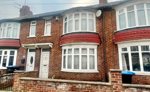 3 bed terraced house for sale in Connaught Road, Middlesbrough TS5, £ ...