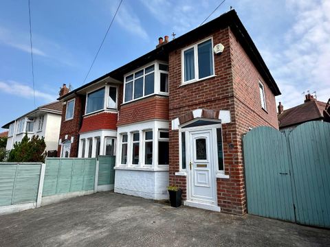 3 bed semi-detached house for sale in Quebec Avenue, Blackpool FY2, £ ...
