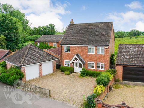 3 bed detached house for sale in Ditchingham Dam, Ditchingham, Bungay ...