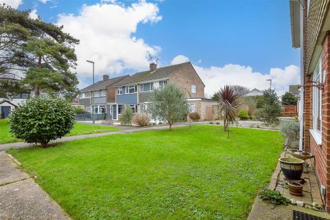 3 bed semi-detached house for sale in Fontwell Close, Rustington, West ...