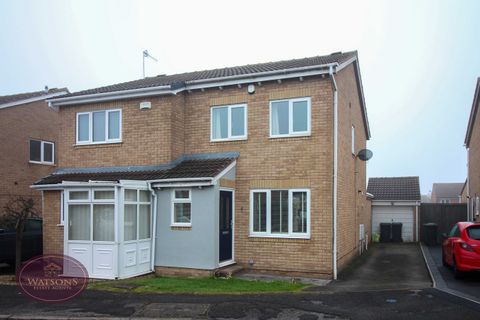 3 bed semi-detached house for sale in Goodman Close, Giltbrook ...