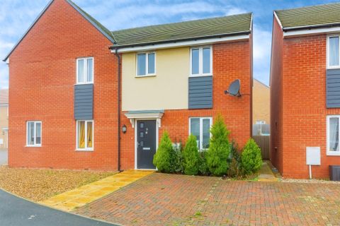 Rossetti Close, Wellingborough NN8, 3 bed semi-detached house for sale ...