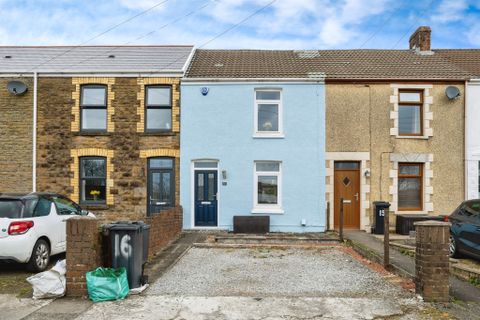 2 bed terraced house for sale in Foundry Row, Lonlas, Neath SA10, £ ...