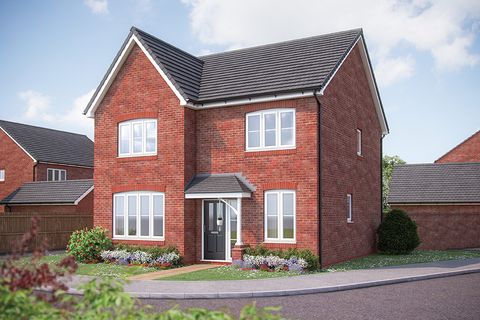 New home, 4 bed detached house for sale in "The Aspen" at Stansfield ...
