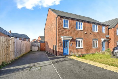 3 bed semi-detached house for sale in Fallow Way, Mansfield ...