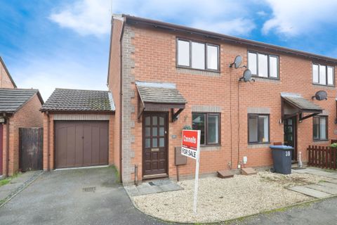 2 bed semi-detached house for sale in Flying Fields Road, Southam CV47 ...